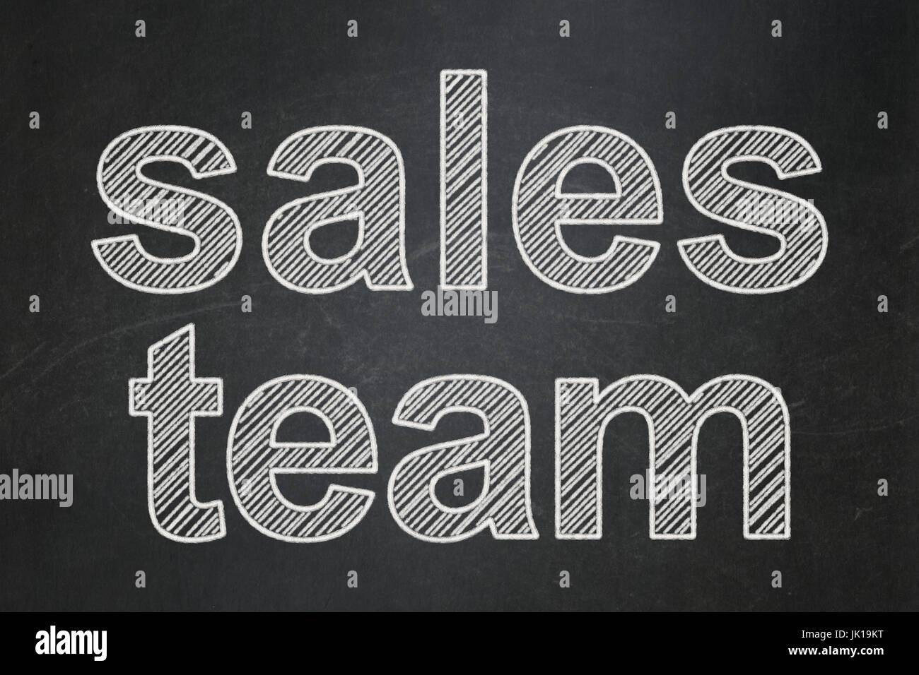 Marketing concept: Sales Team on chalkboard background Stock Photo - Alamy