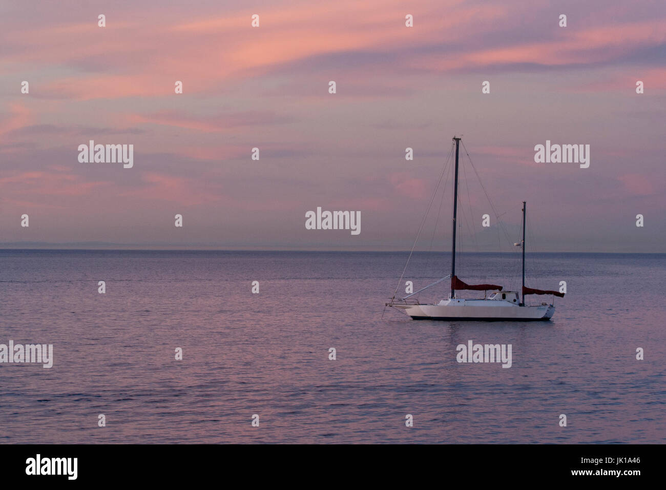 Port Angeles sunset Stock Photo - Alamy