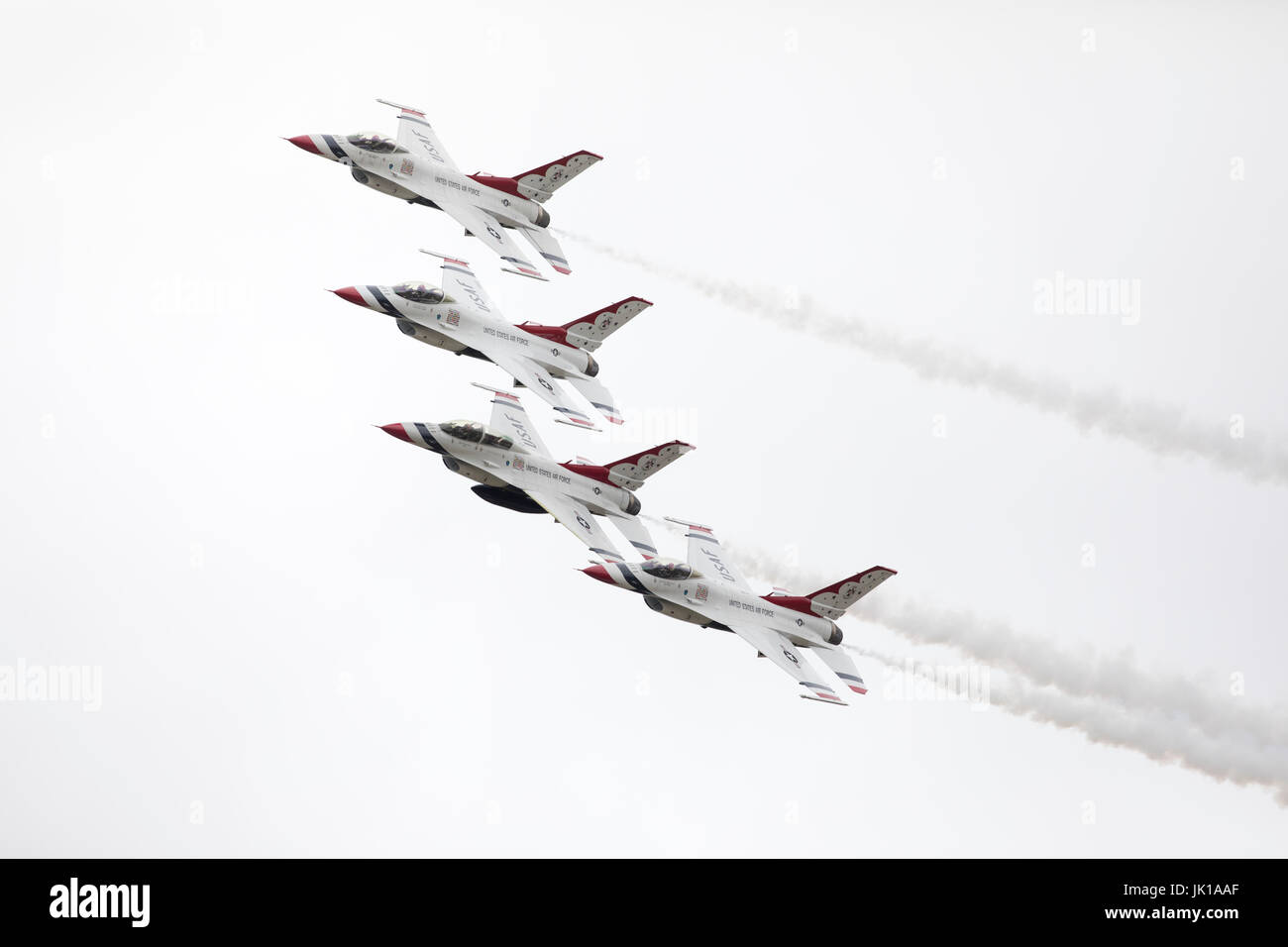 Air show at RAF Fairford, Gloucestershire hosting the 2017 Royal ...