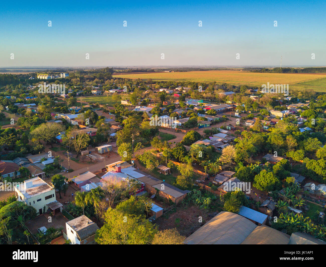 Paraguay from above Stock Photo - Alamy