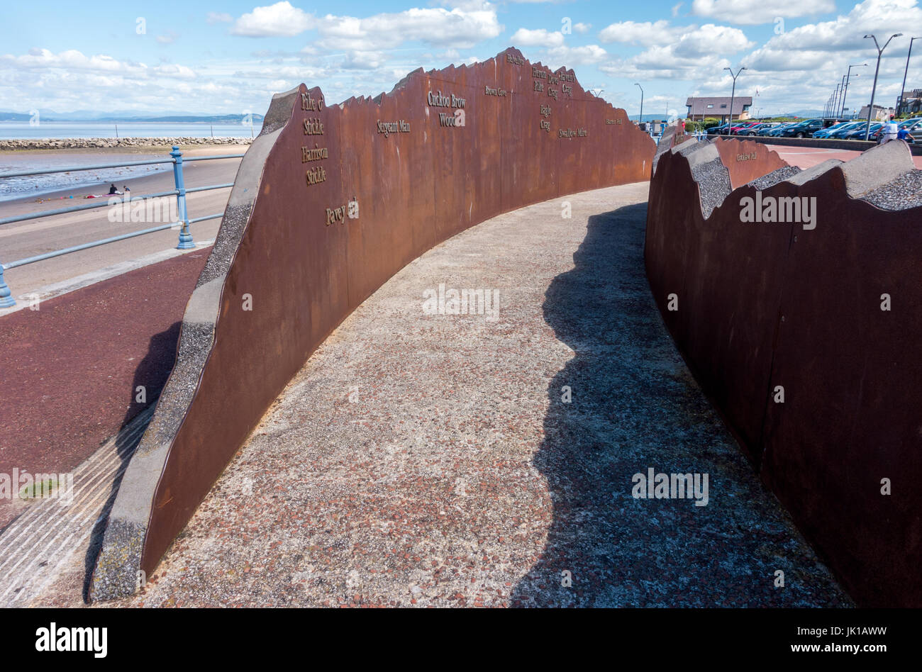 Morecambe lake district sculpture hi-res stock photography and images ...