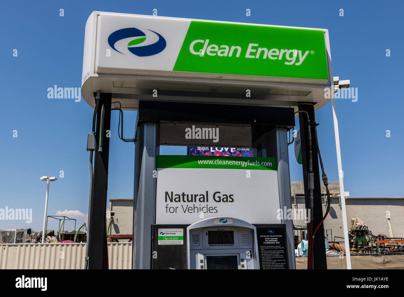 Las Vegas - Circa July 2017: Clean Energy Fuels Natural Gas Station ...