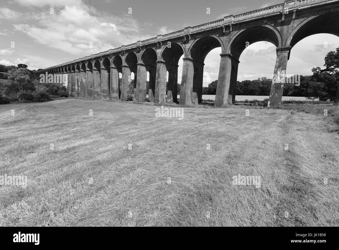A railway viaduct in West Sussex England Stock Photo - Alamy