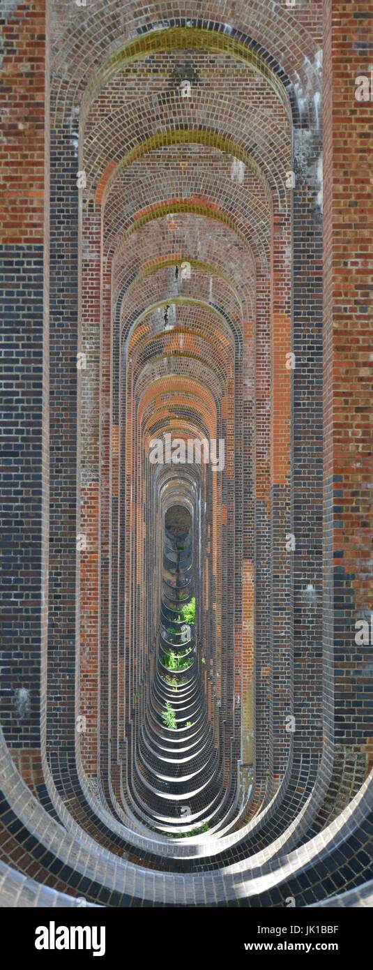 A railway viaduct in West Sussex England Stock Photo - Alamy