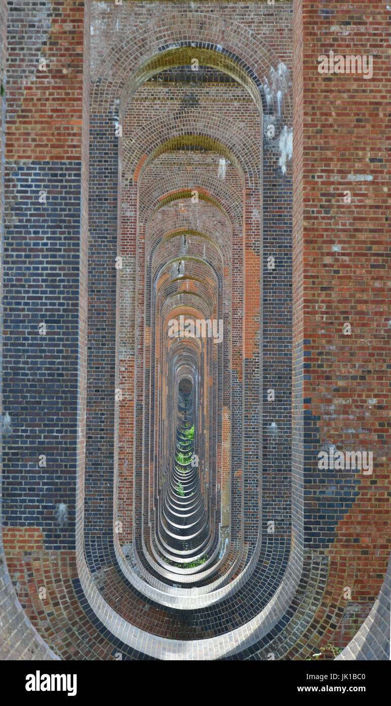 A railway viaduct in West Sussex England Stock Photo - Alamy