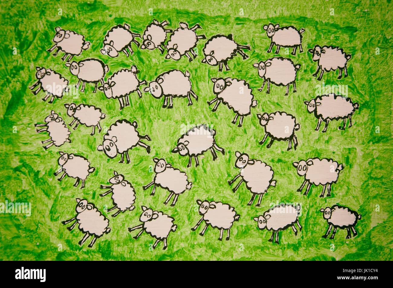 Painted sheep hi-res stock photography and images - Alamy