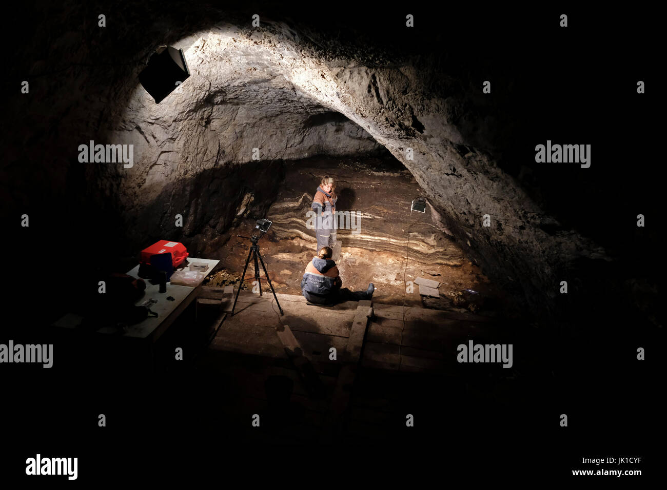 Denisova cave altai mountains hi-res stock photography and images - Alamy