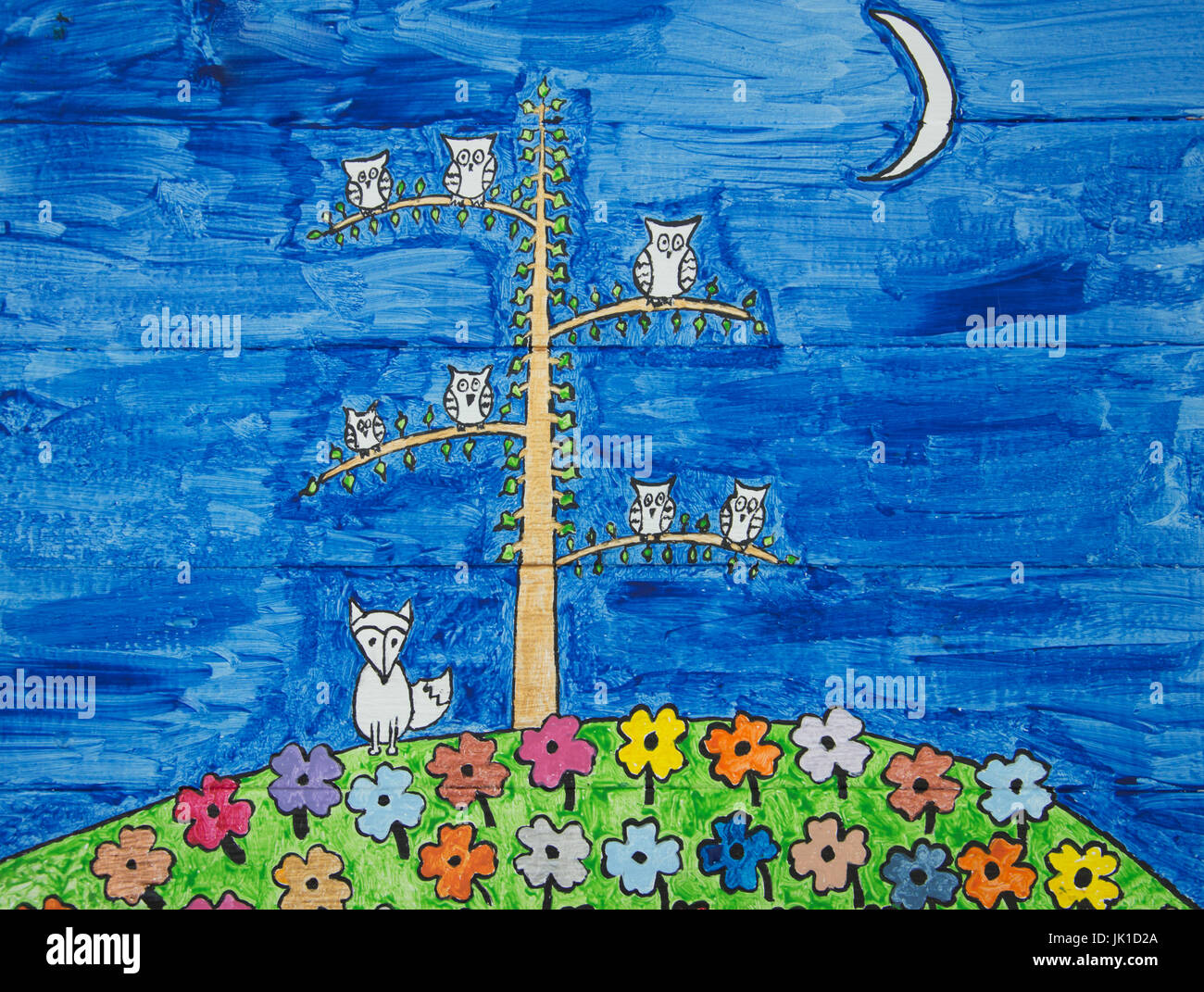 Fox illustration hi-res stock photography and images - Alamy