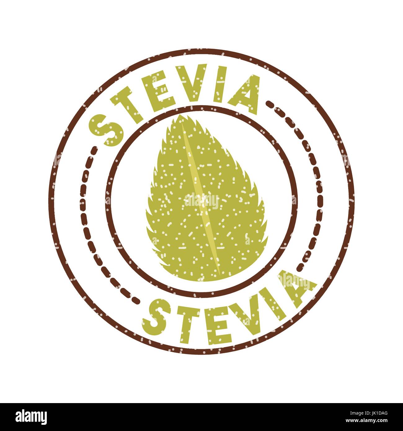 Stevia logo sweet sugar Cut Out Stock Images & Pictures - Alamy
