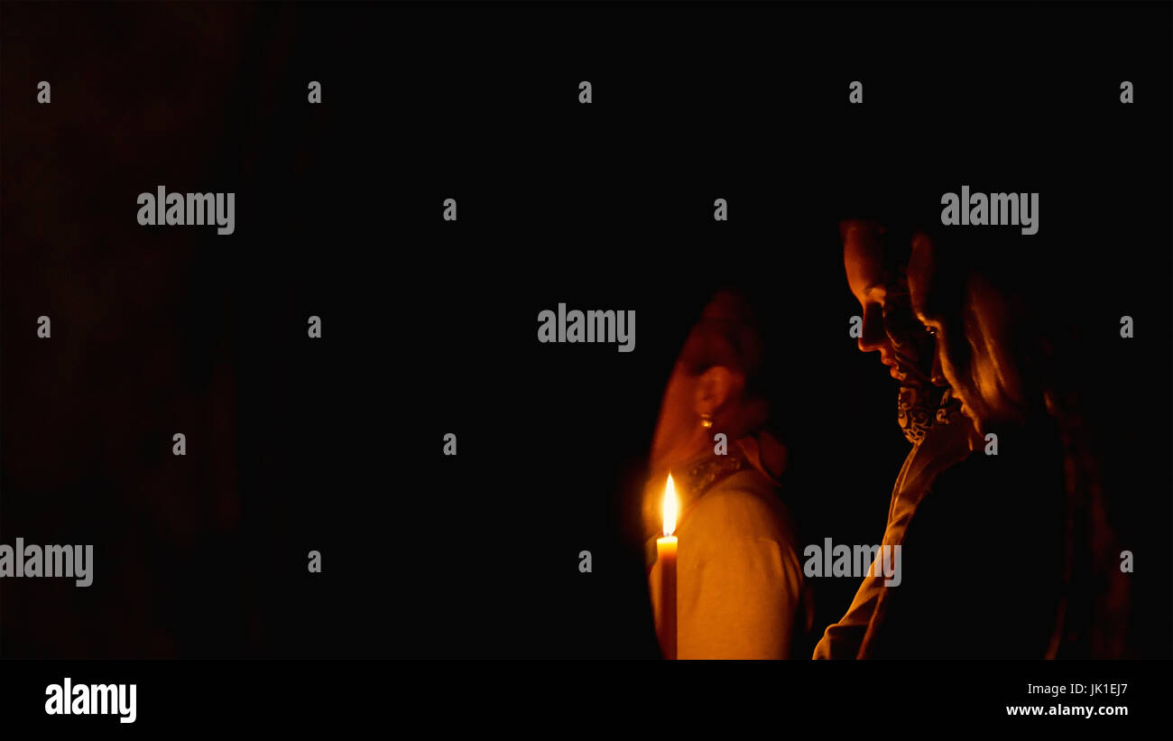 People in the Jesus Empty tomb in Jerusalem Stock Photo - Alamy