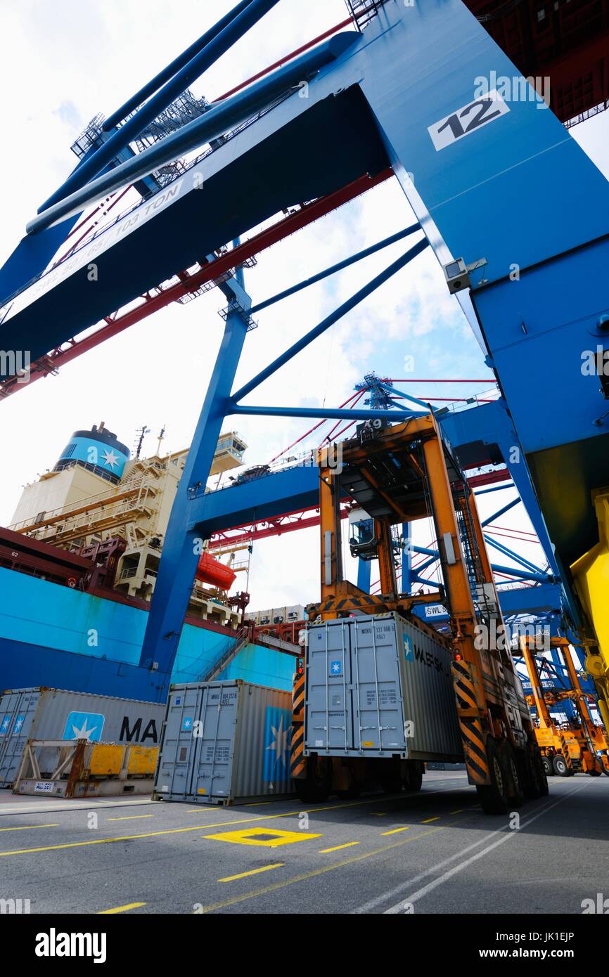 Container crane hi-res stock photography and images - Alamy