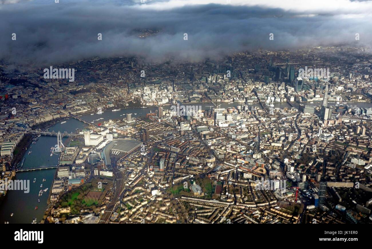 London from the air hi-res stock photography and images - Alamy