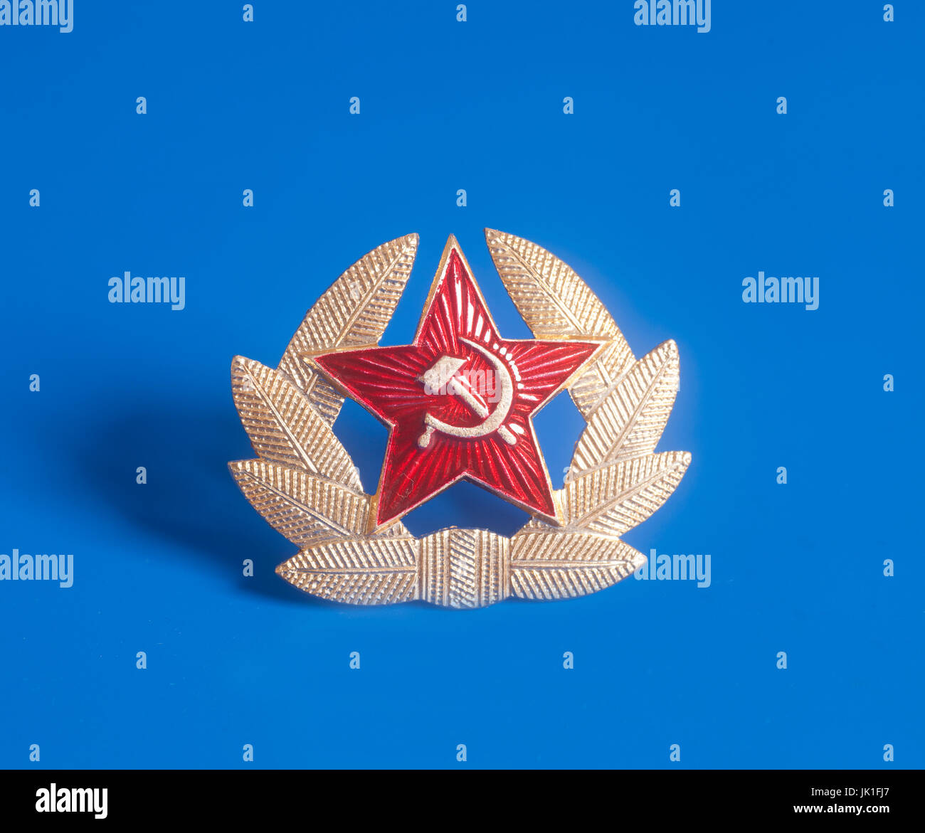 Soviet (ussr) star and laurel wreath Stock Photo - Alamy
