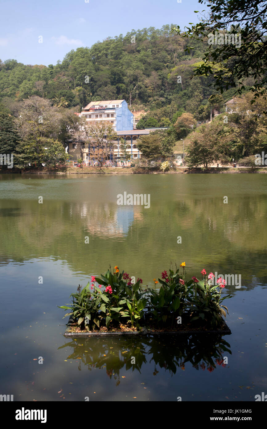 kandy lake kandy central province sri lanka Stock Photo - Alamy