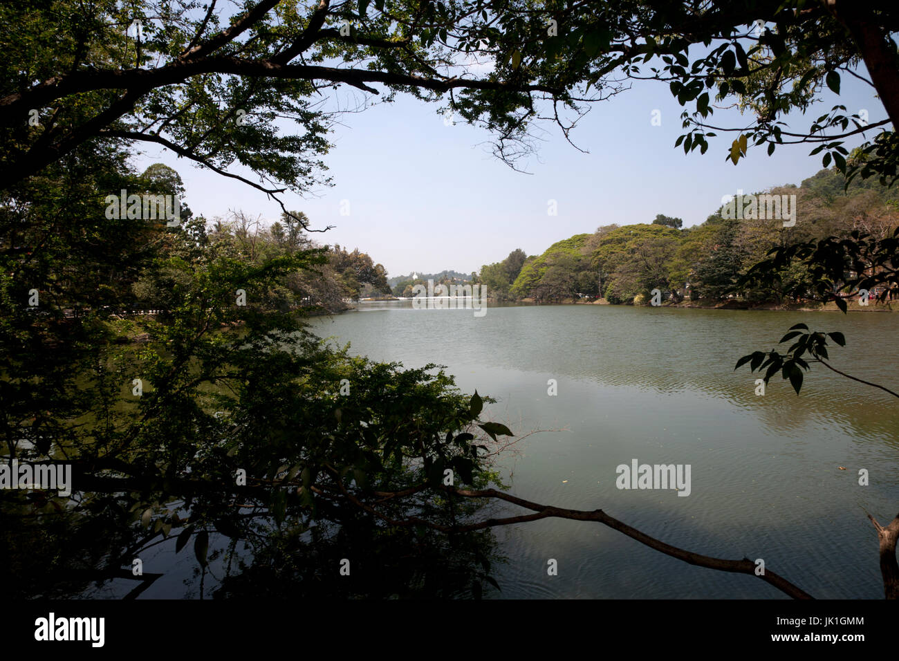 kandy lake kandy central province sri lanka Stock Photo - Alamy