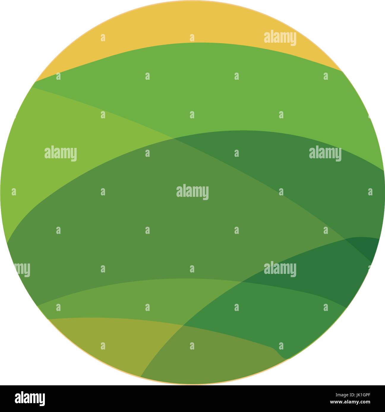 Vegan food green field with yellow sun. Vegetarian restaurant, cafe ...