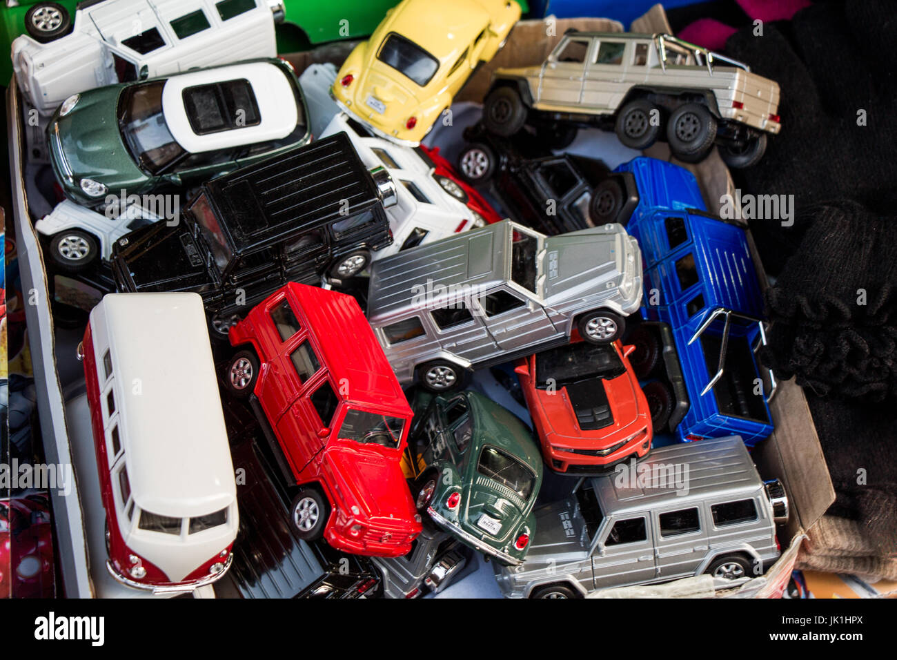Toy car as a transportation devices on background Stock Photo - Alamy