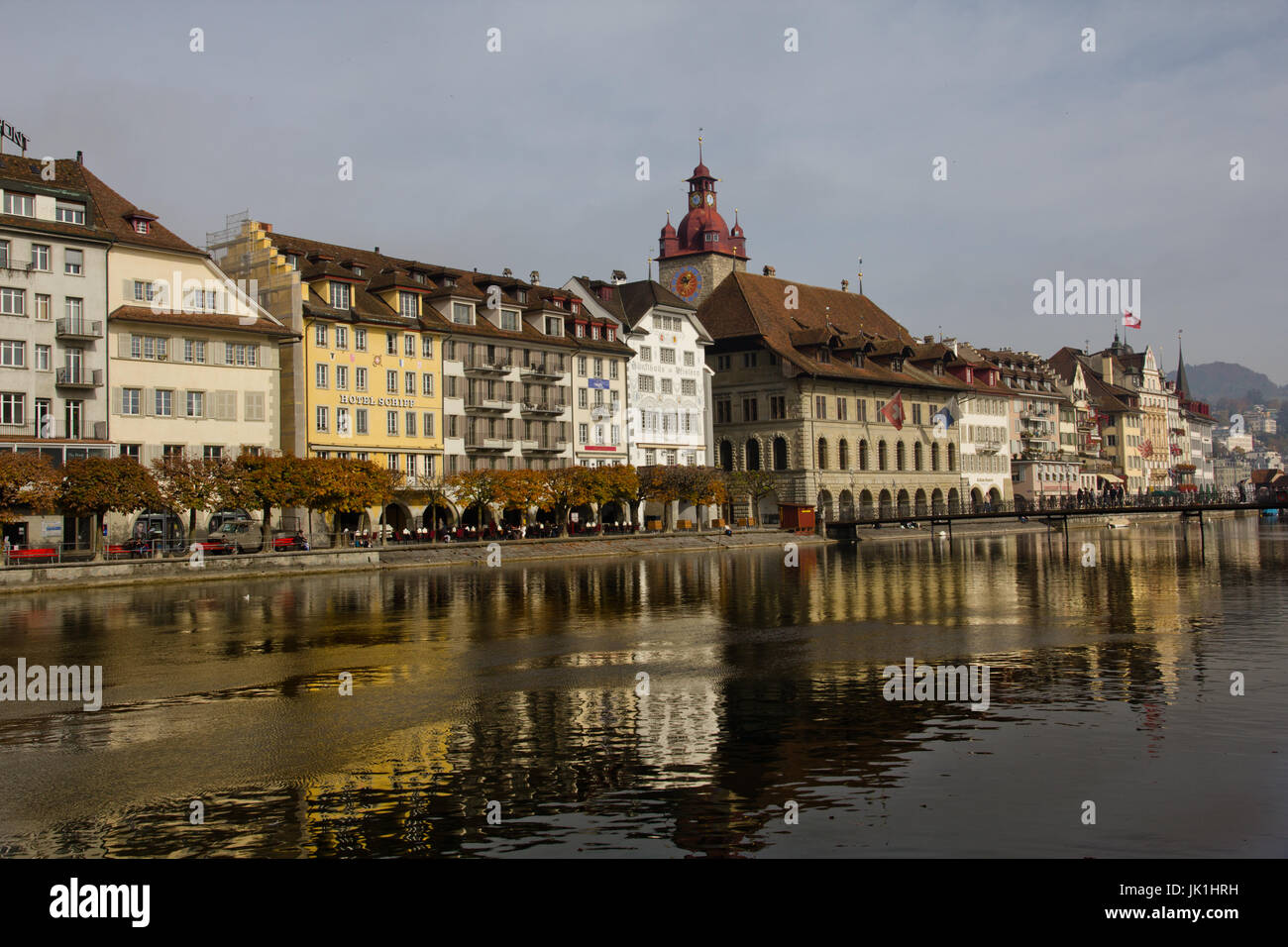 Chapel bridge lucerne painting hi-res stock photography and images - Alamy