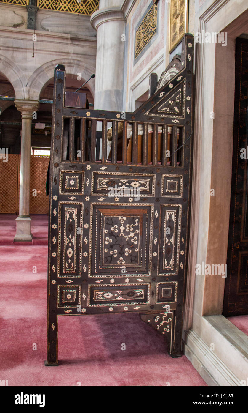 Minbar (pulpit) in the mosque wood hi-res stock photography and images ...