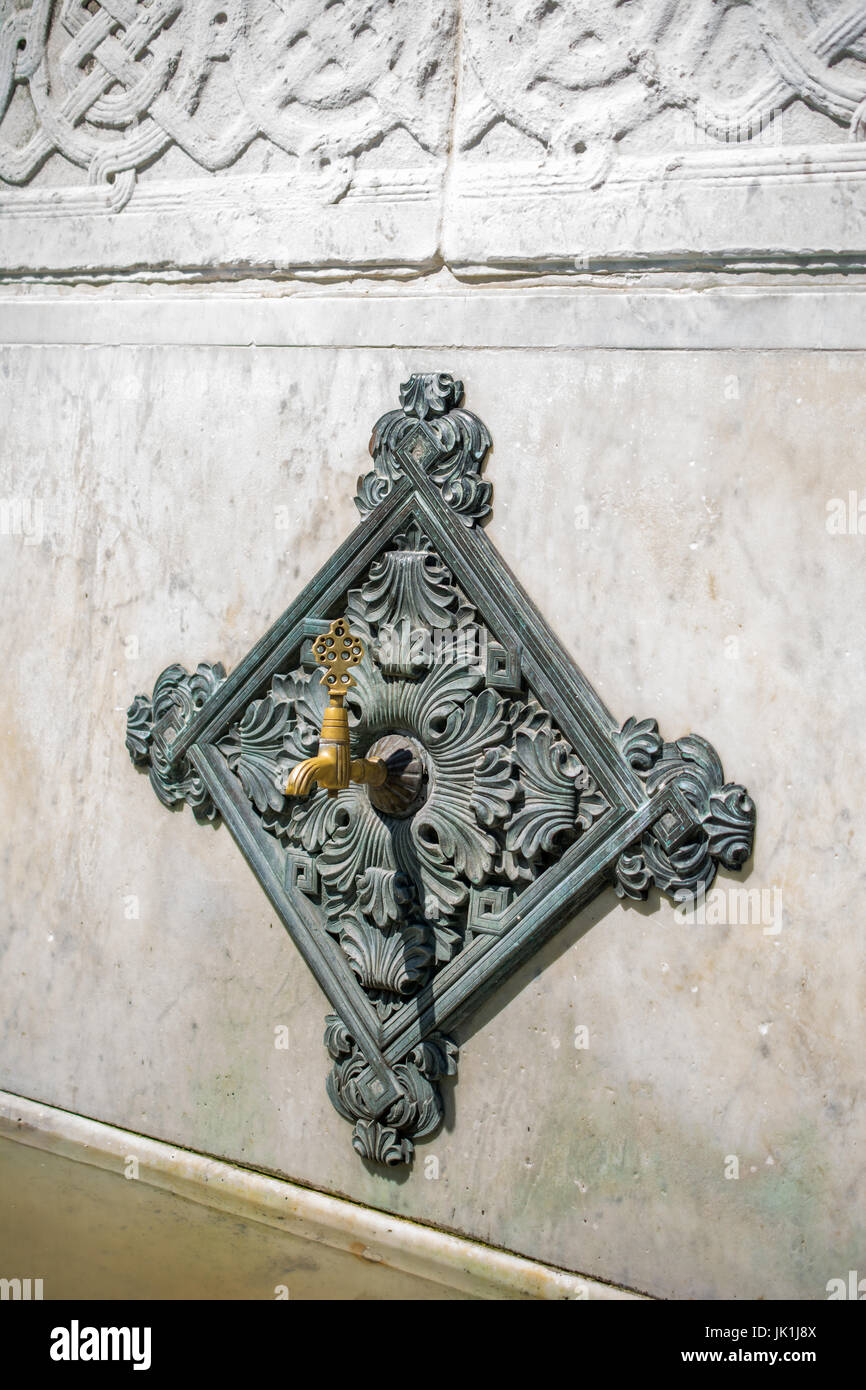 Turkish Ottoman style water tap examples Stock Photo - Alamy