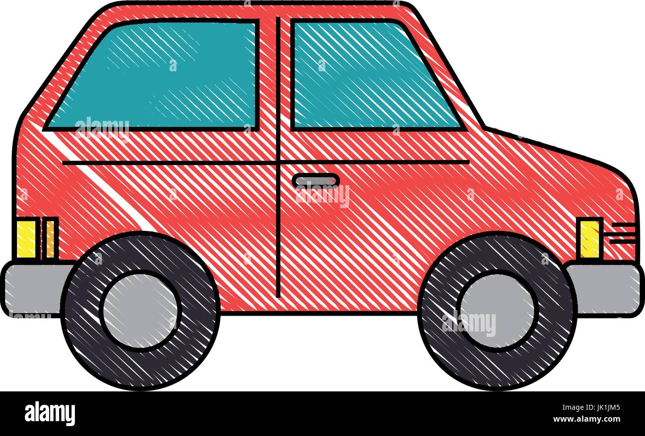 red car icon over white background vector illustration Stock Vector ...