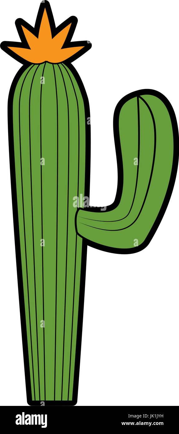cactus icon over white background vector illustration Stock Vector ...