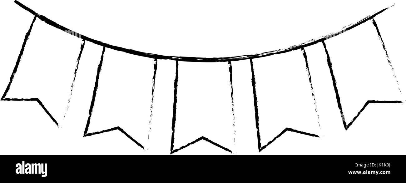 Pennant Outline Clipart
