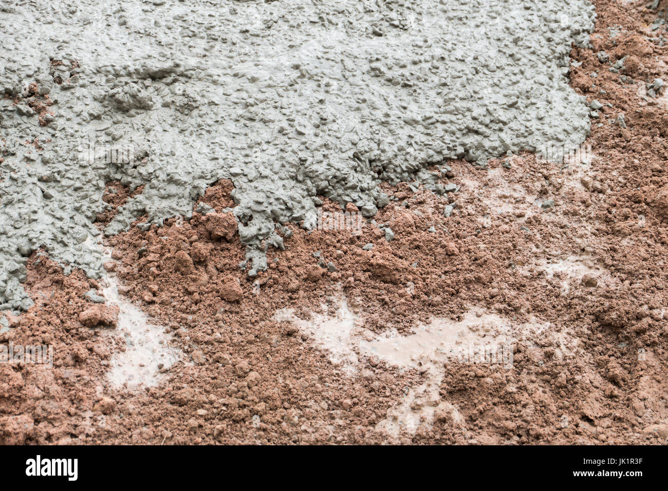 Texture of ready mixed concrete cement mortar. Sand and cement floor ...