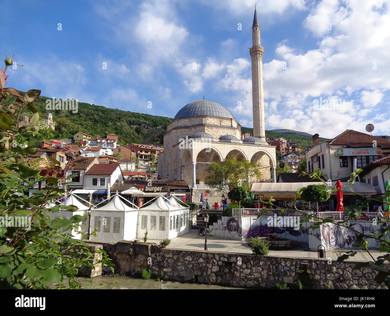 Historic Sinan Pasha Mosque, UNESCO world heritage site in the old town ...