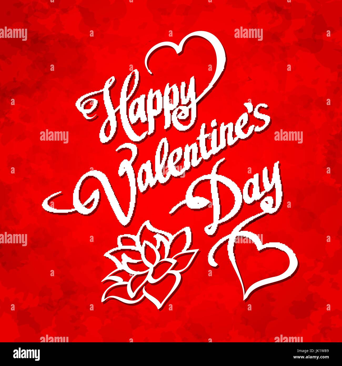 HAPPY VALENTINES DAY hand lettering - handmade calligraphy, vector art ...