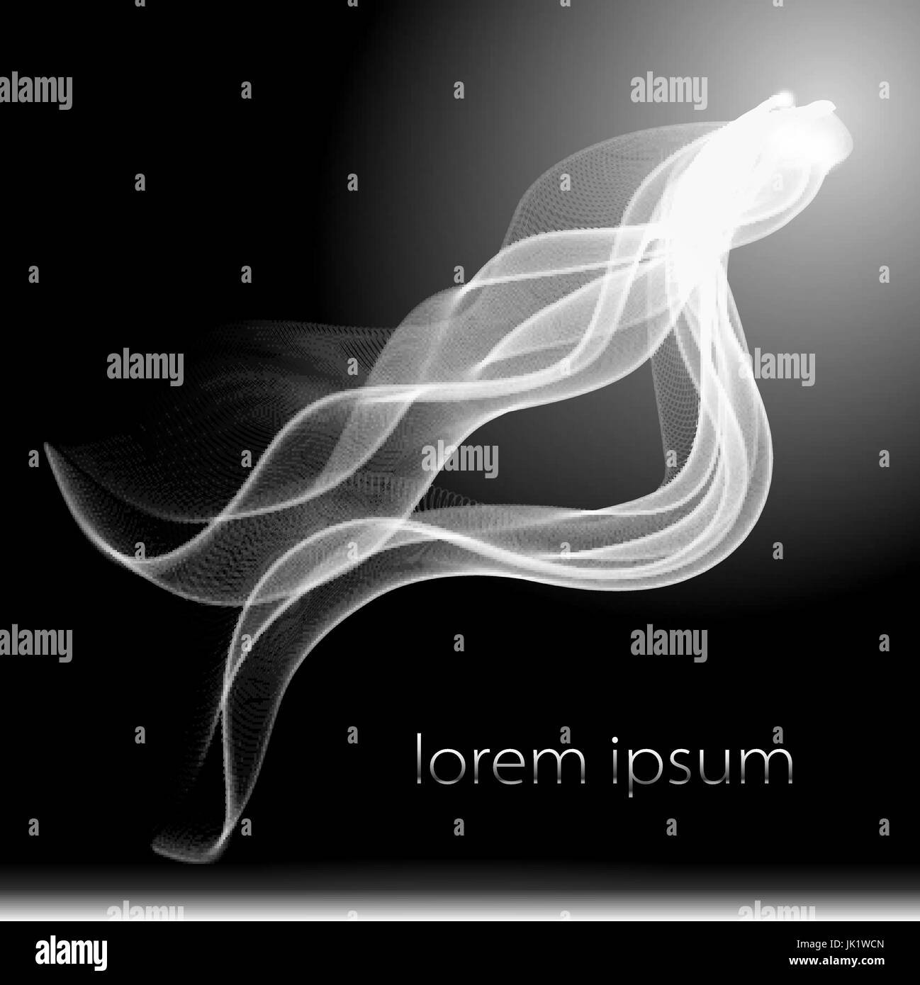Vector abstract smoke background isolated flow dynamic light abstract ...