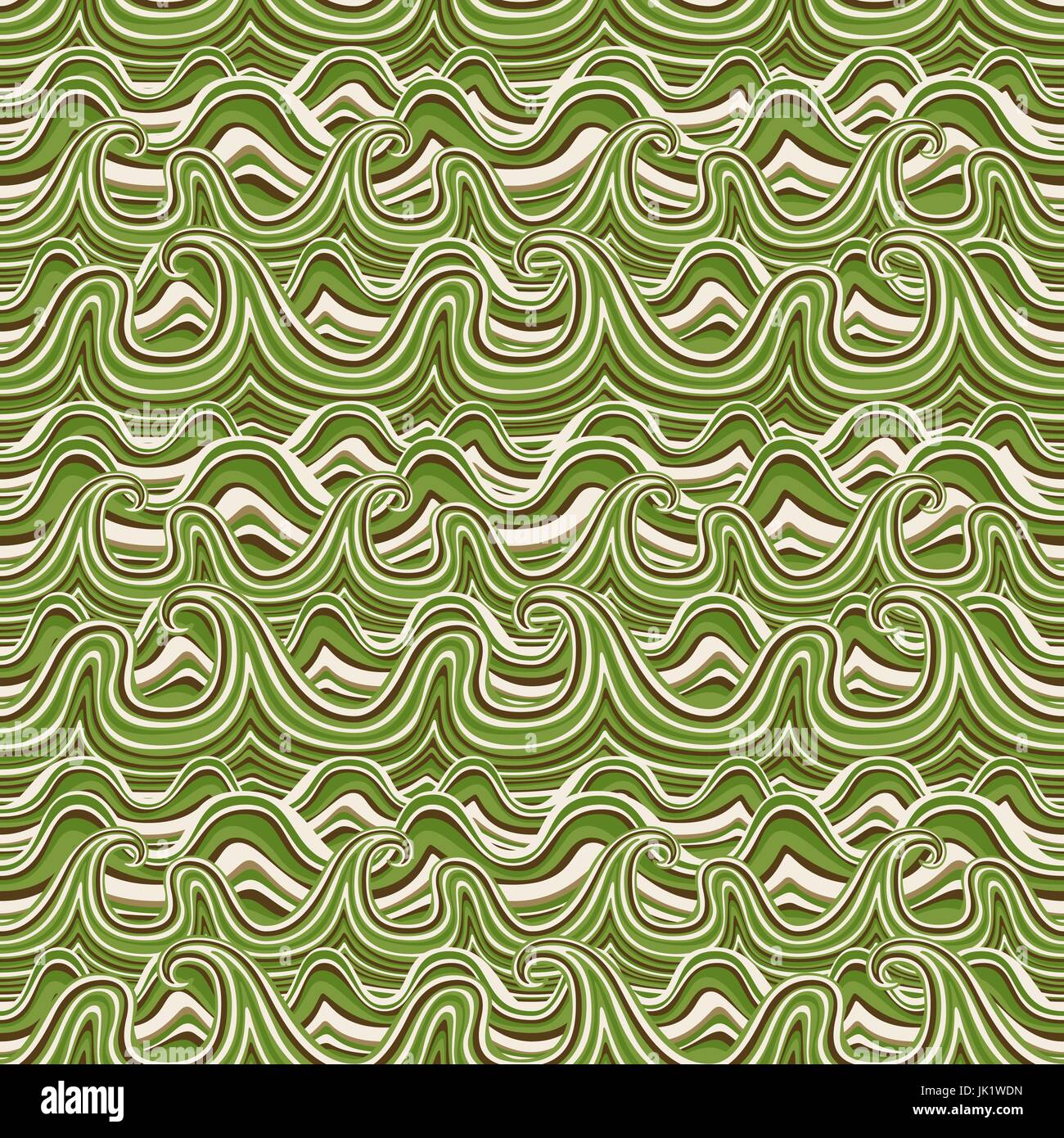 Seamless wavy pattern. Vector illustration pattern wave river vector ...