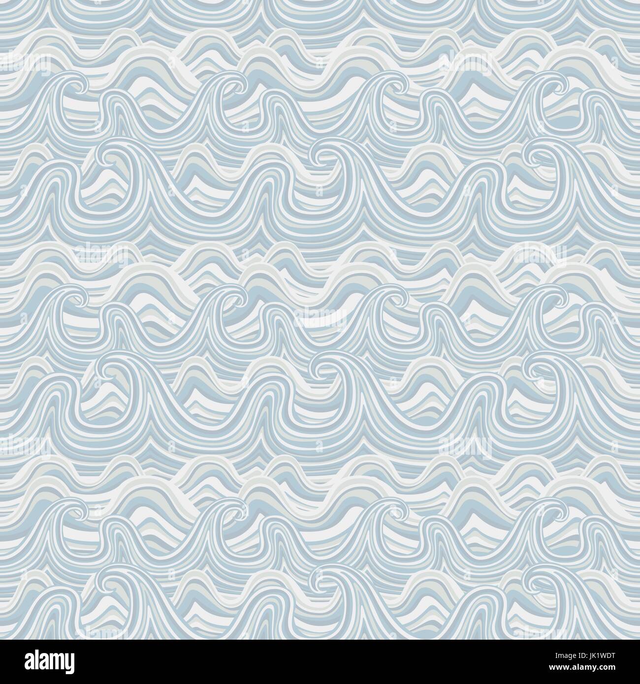 Seamless wavy pattern. Vector illustration pattern wave river vector ...