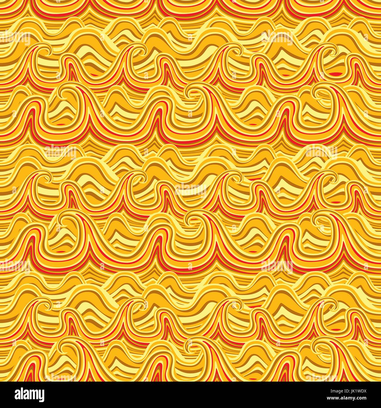 Seamless wavy pattern. Vector illustration pattern wave river vector ...