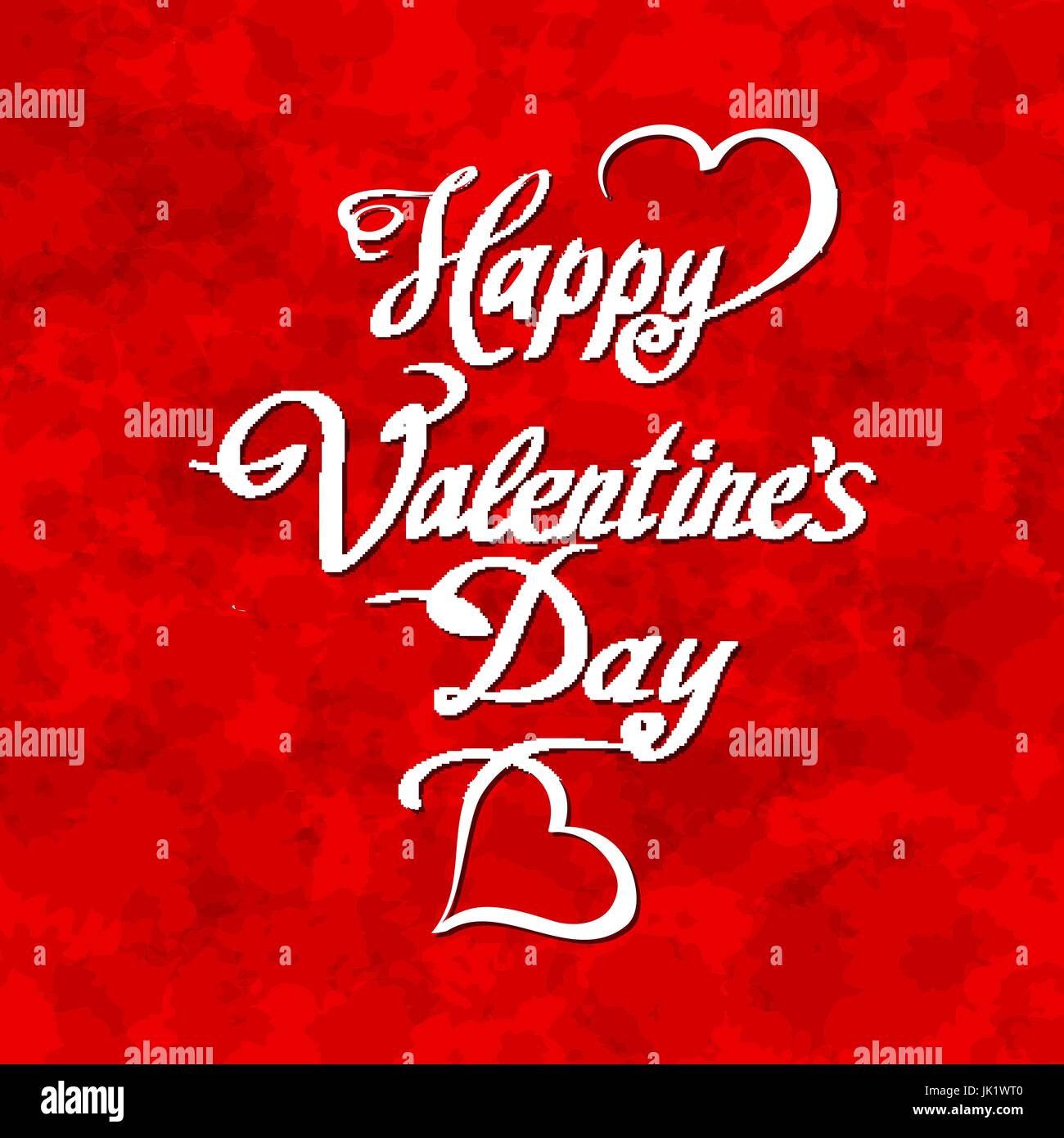 HAPPY VALENTINES DAY hand lettering - handmade calligraphy, vector art ...