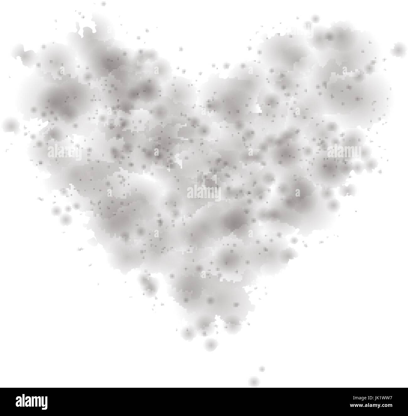 abstract smoke heart symbol art mold background Stock Vector Image ...