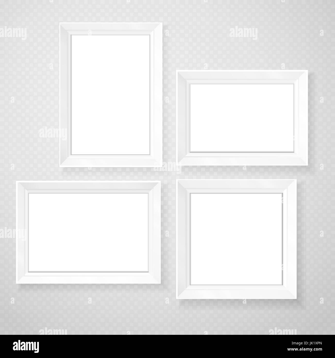 hanging paper sign frame grey picture vector shadow art Stock Vector ...
