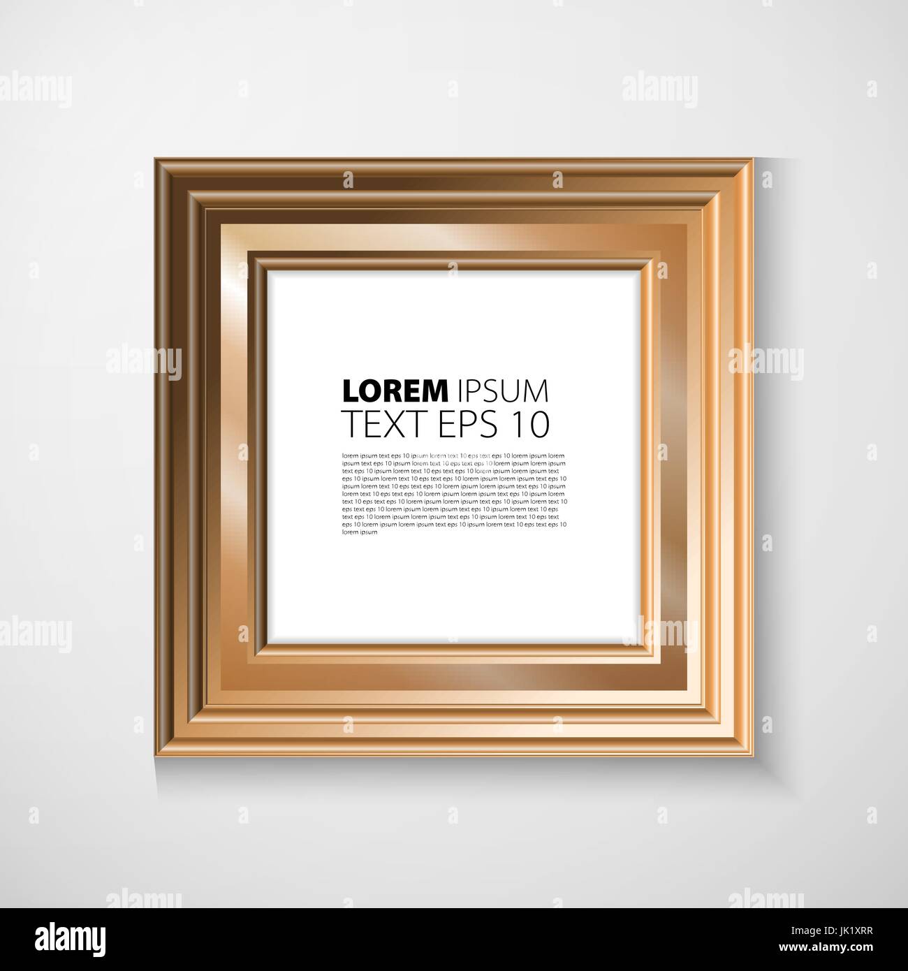 3D picture frame design vector for A4 image or text Stock Vector Image ...