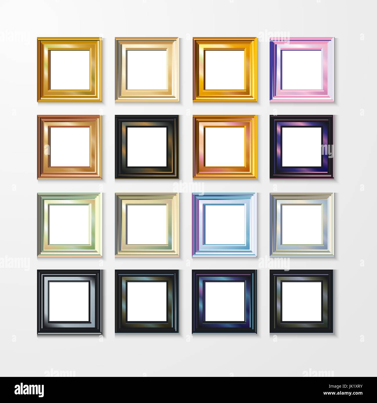 3D picture frame design vector for A4 image or text Stock Vector Image ...