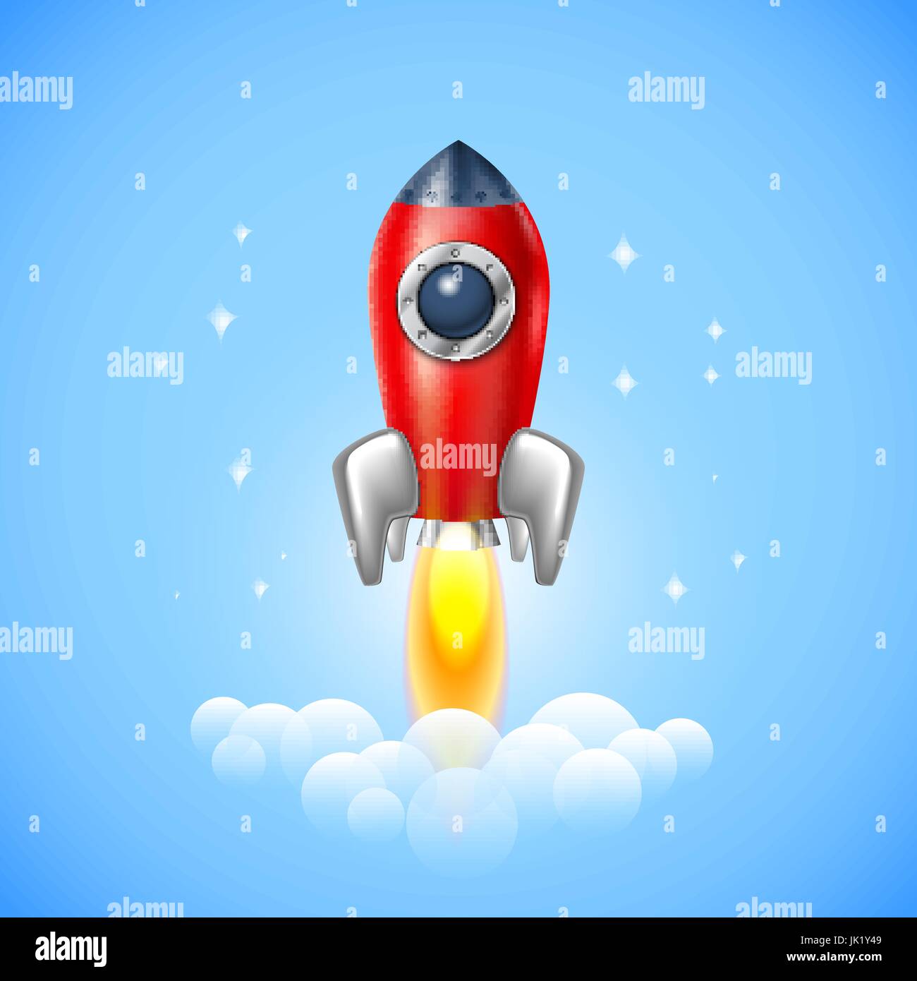 Rocket icon space vector spaceship technology illustration ship fire ...