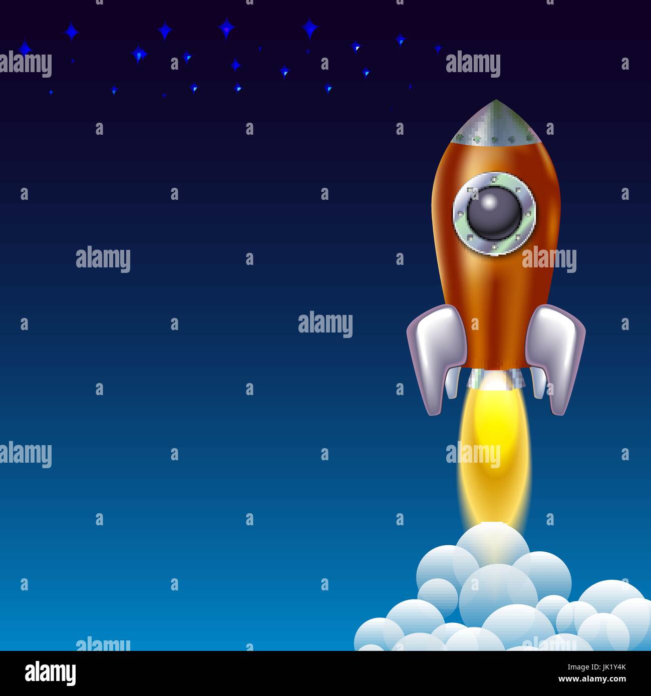 Rocket icon space vector spaceship technology illustration ship fire ...