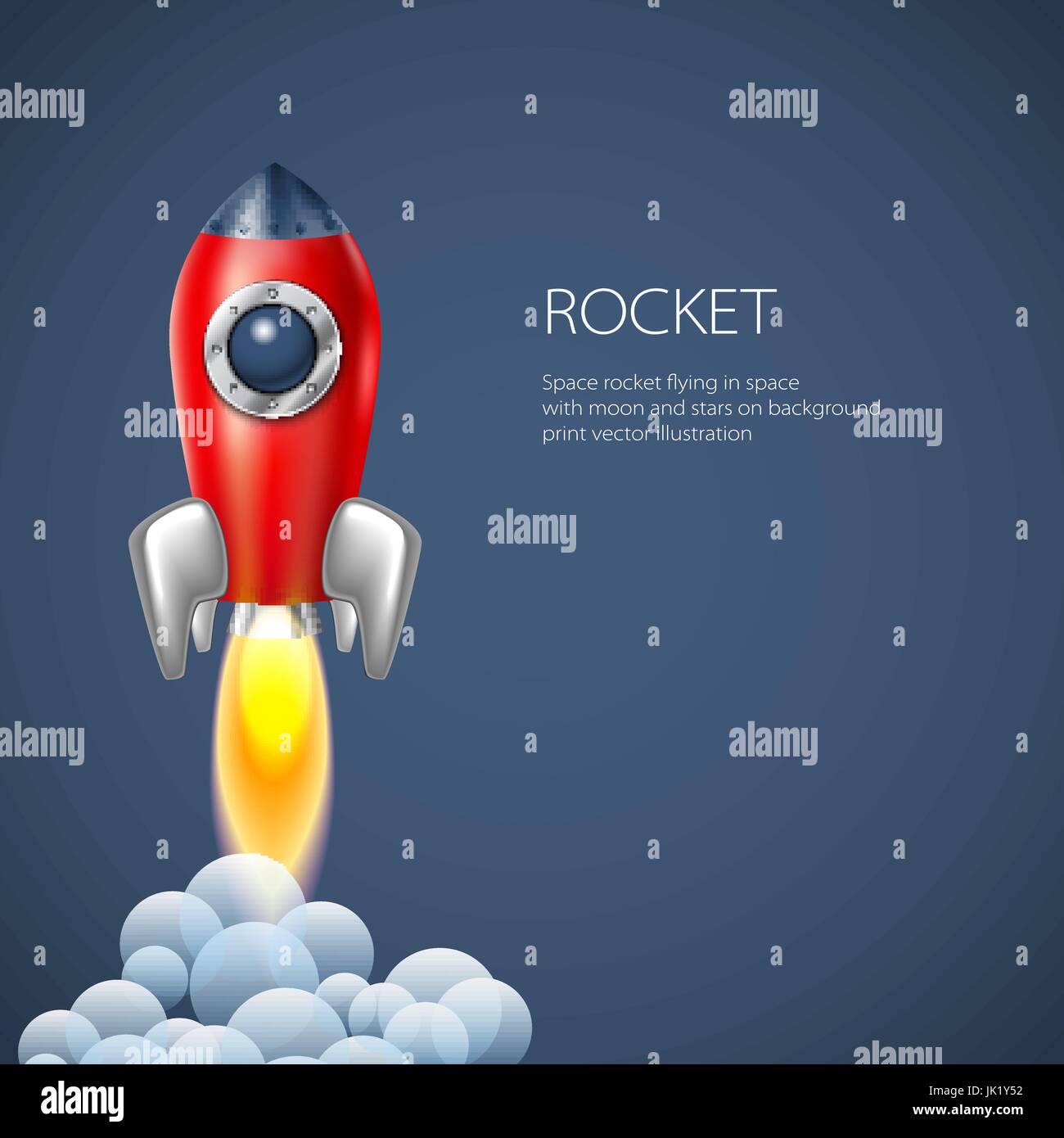 Rocket icon space vector spaceship technology illustration ship fire ...
