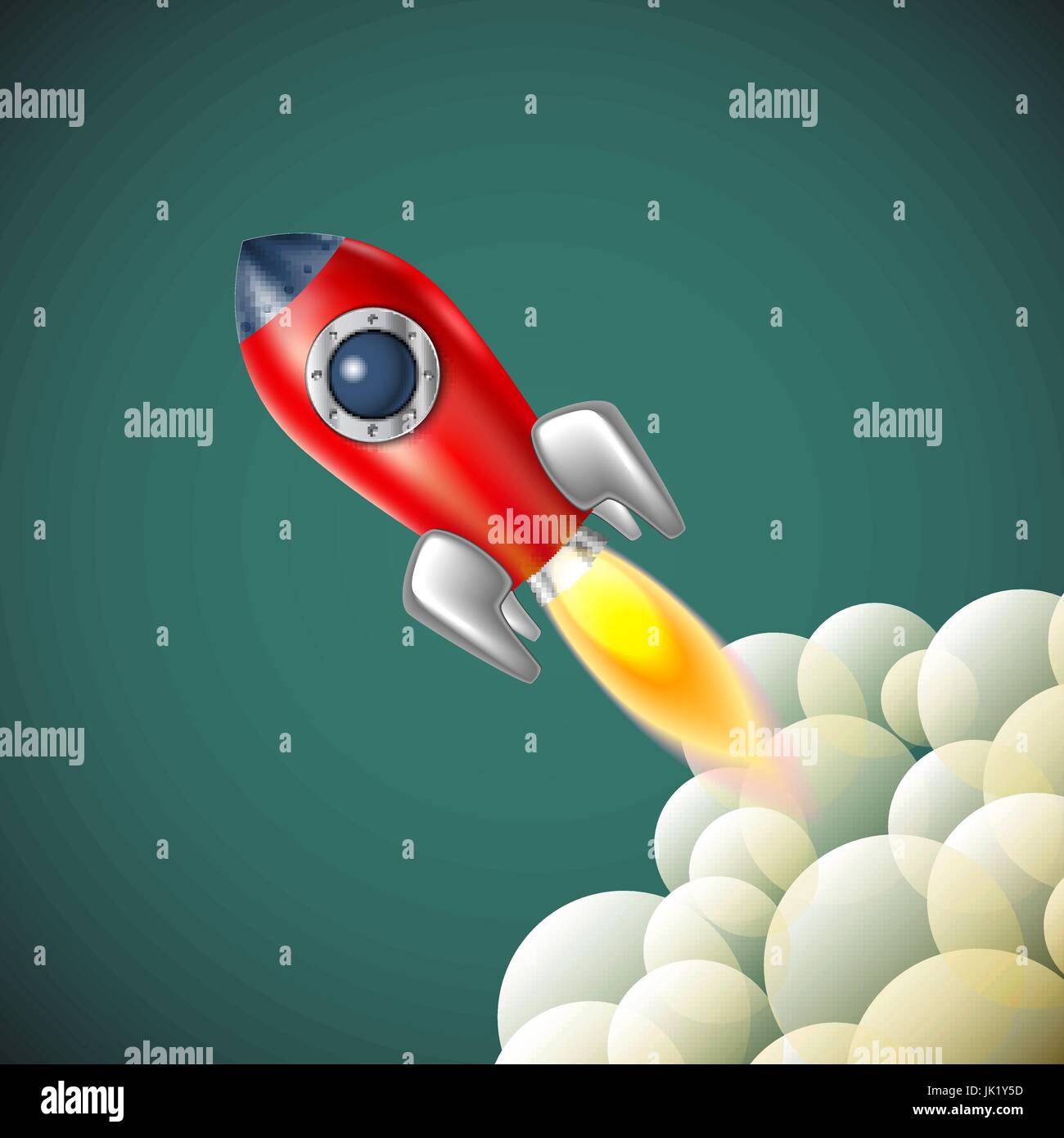 Rocket icon space vector spaceship technology illustration ship fire ...