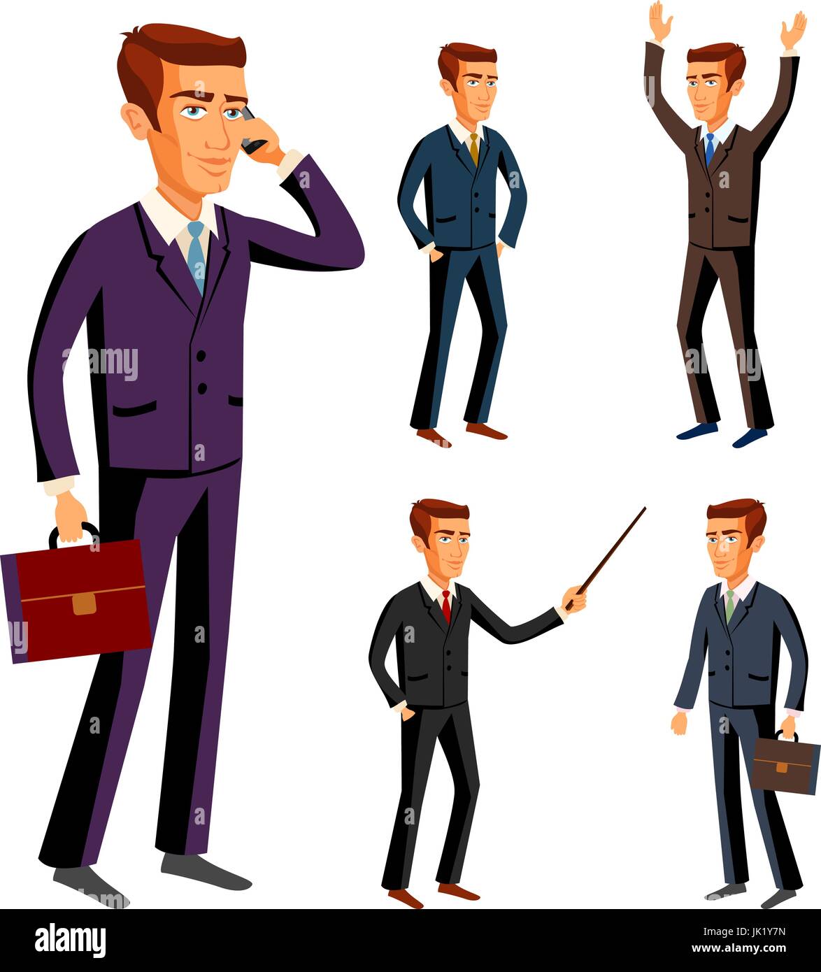 Professional group wearing suits Stock Vector Images - Alamy