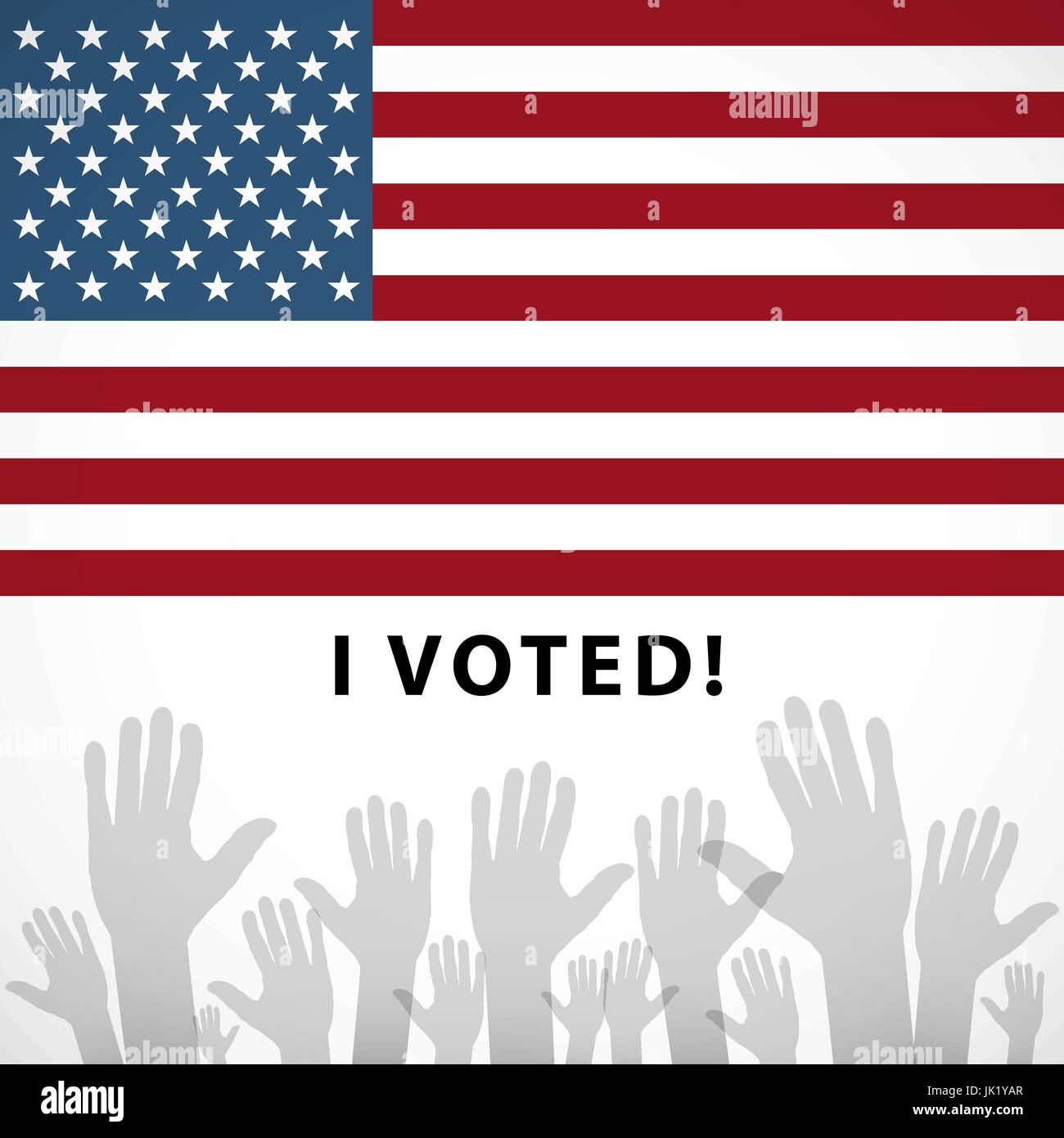 3d Vote pin with USA flag art vector symbol Stock Vector Image & Art ...