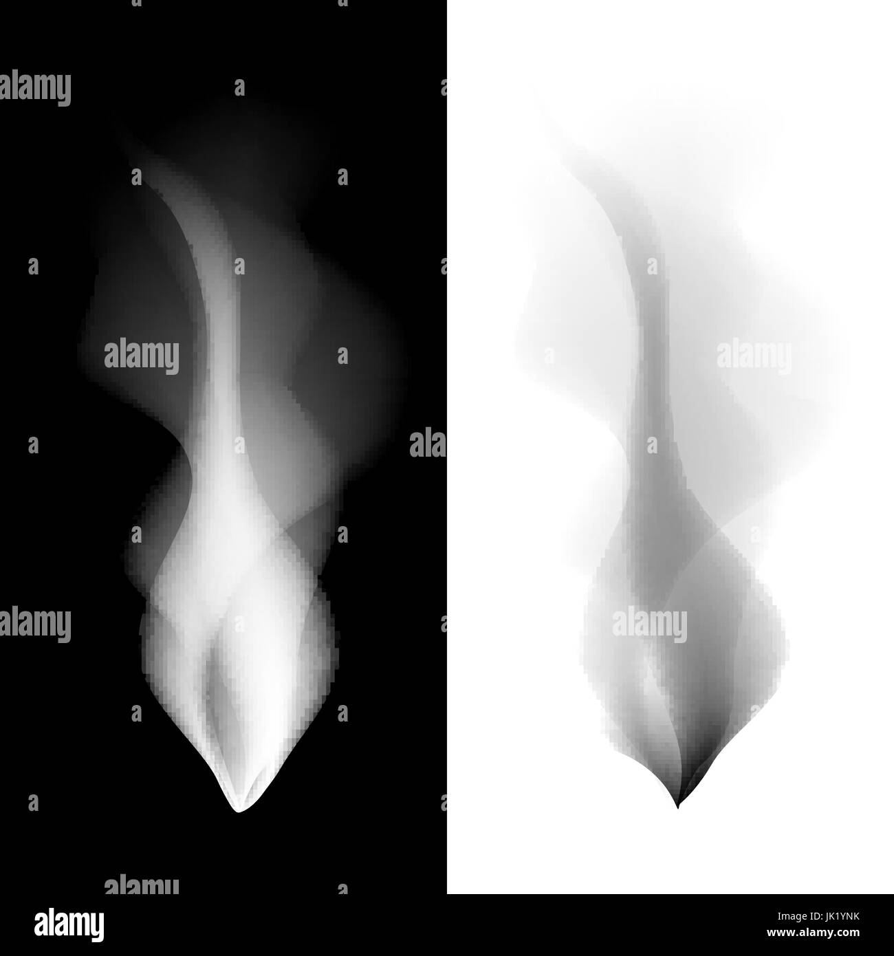 Vector set smoke background fire smooth wallpaper concept shape art ...