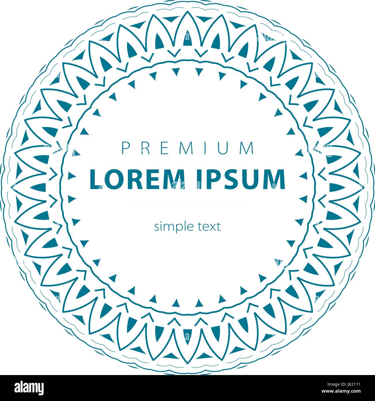 Vector set of abstract frames and logo templates in line style ...