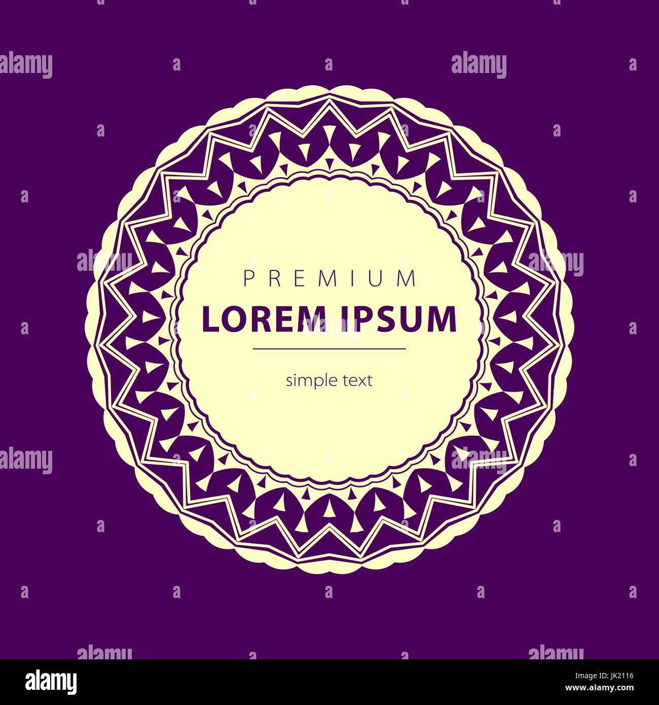 Vector set of abstract frames and logo templates in line style ...