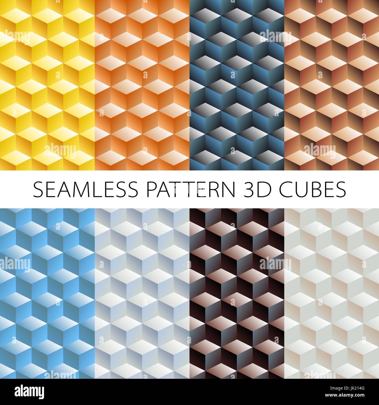 Isometric game brick cubes set. Vector wood cubes design elements for ...