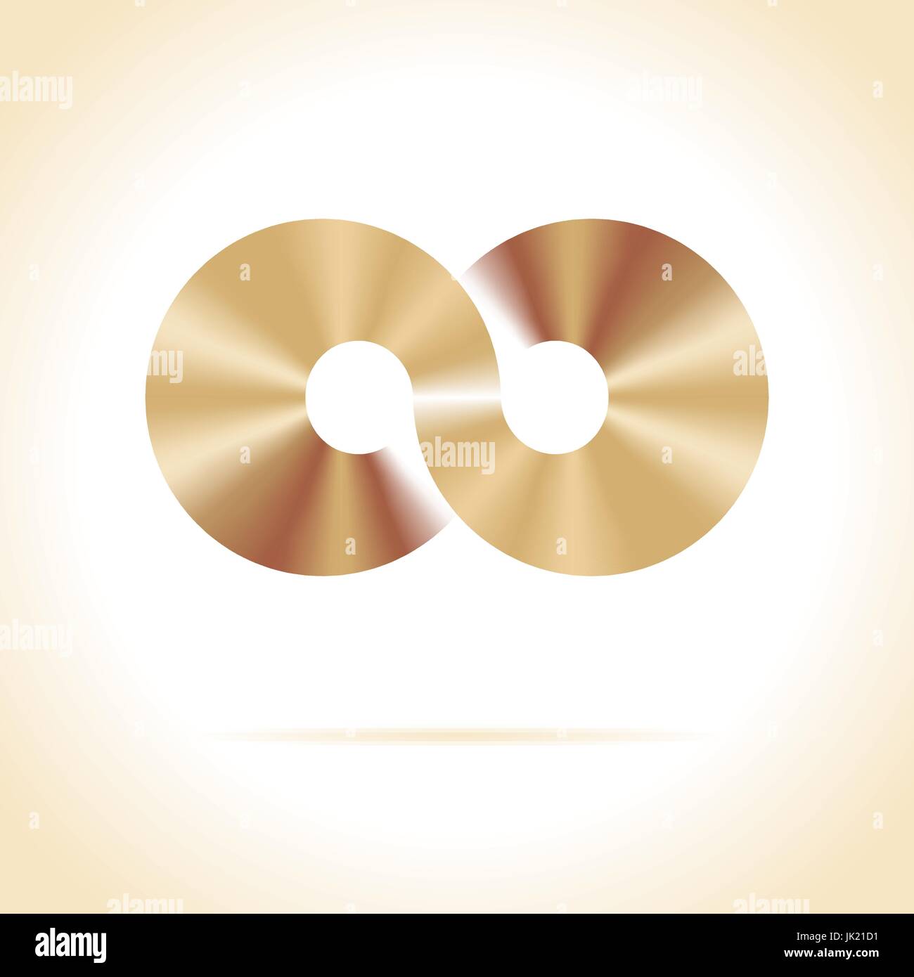 abstract vector logo design template. Disco symbol icon Stock Vector ...